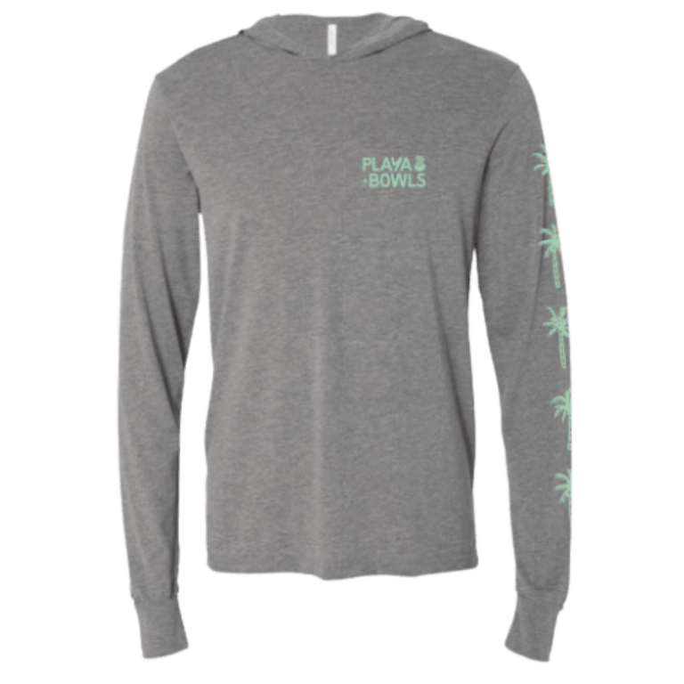 Stacked Palms Hooded Tee – Playa Bowls